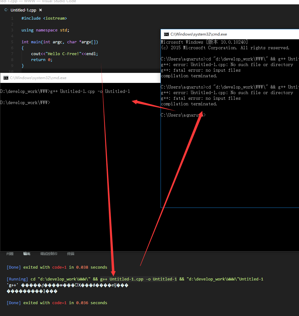 似乎识别路径出现了问题以及乱码 · Issue #136 · formulahendry/vscode-code-runner · GitHub