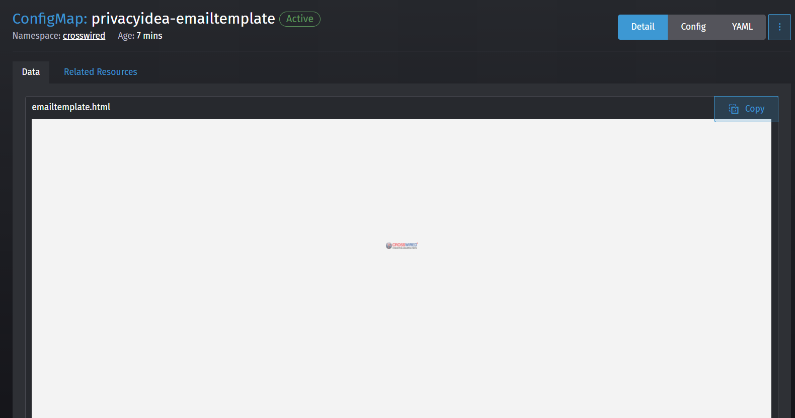 Explorer when try to view Configmap that container HTML data it show HTML rendered · Issue #2779 ...