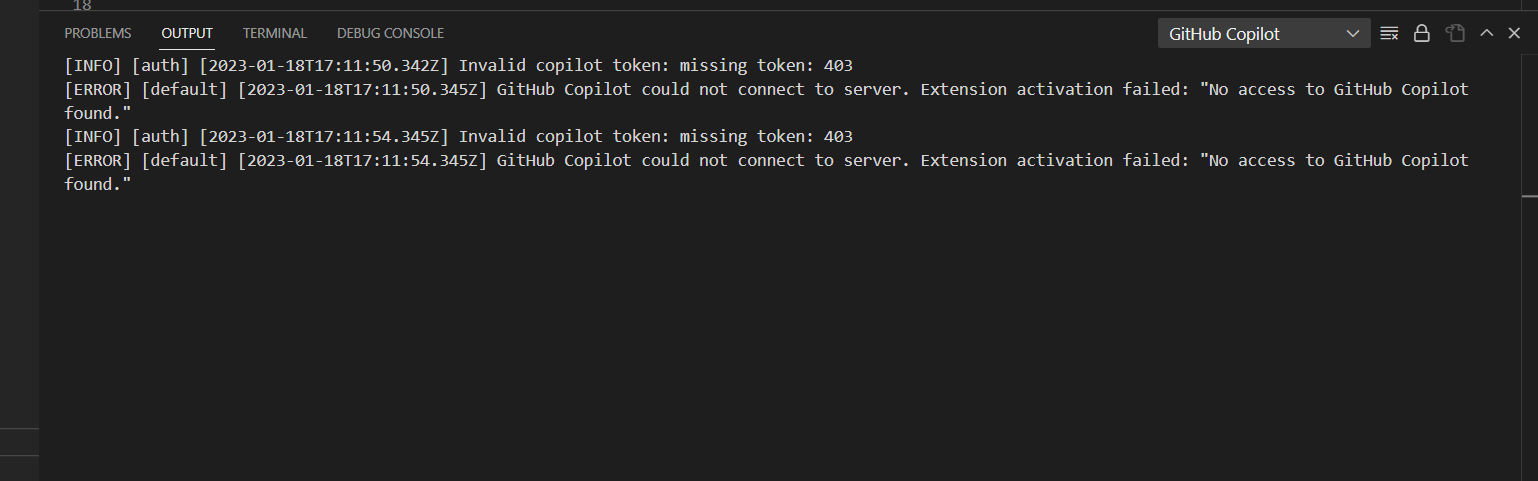 Cannot connect to github co pilot on both Visual Studio and VScode · community · Discussion ...