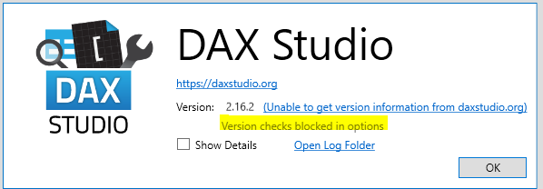 Regarding blocking internet access · Issue #725 · DaxStudio/DaxStudio · GitHub