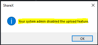 "Disable upload" prompts · Issue #6510 · ShareX/ShareX · GitHub