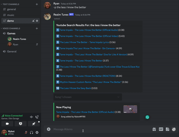 GitHub - Ryanmaxin/Realm-Tunes-2.0: A Discord music bot built with the Discord.py API, providing ...