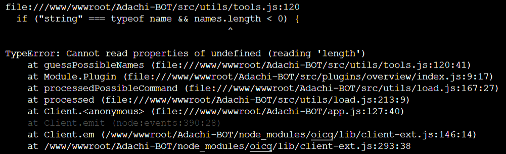 关于bot的管理，部分功能无法关闭，比如说带话功能，无法关闭的bug · Issue #428 · Arondight/Adachi-BOT · GitHub