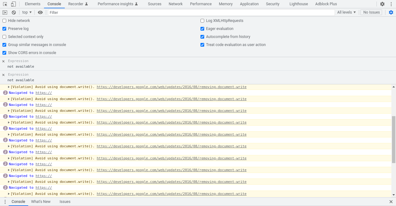 Dead link in site/en/blog/removing-document-write/index.md · Issue #6388 · GoogleChrome ...