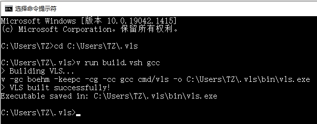 vs code cannot enable vls, prompting "cli execution error: feature "v.run" not found" · Issue ...