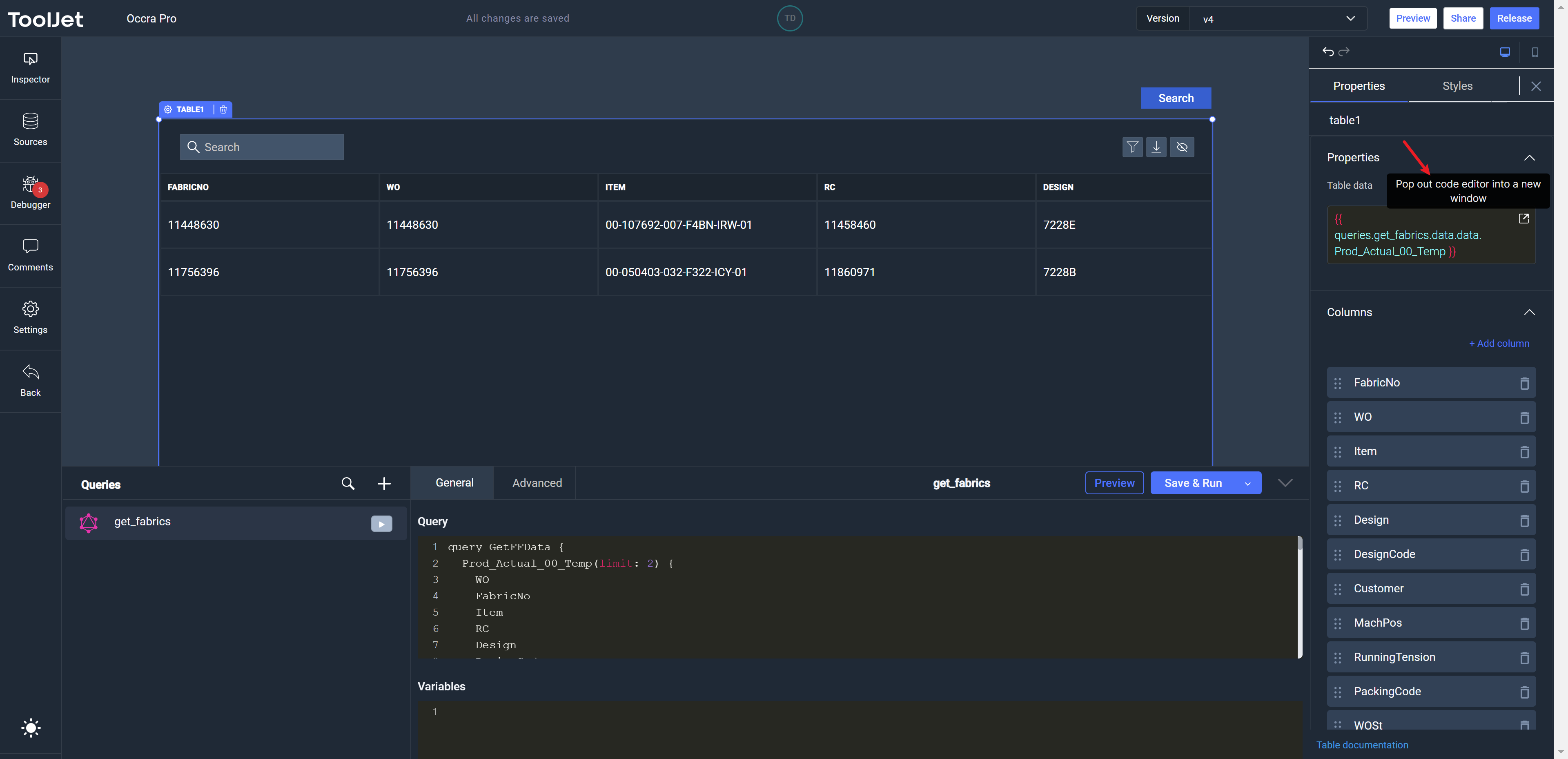 Code Editor pop up width overflow issue · Issue #4853 · ToolJet/ToolJet · GitHub