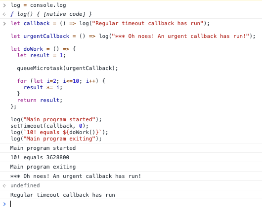 Content bug: Result incorrect in the example for microtask · Issue #11173 · mdn/content · GitHub