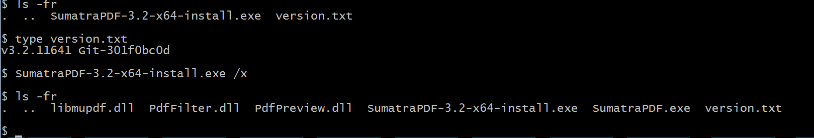 Installer (SumatraPDF-dll.exe) not copy libmupdf.dll, PdfFilter.dll ...