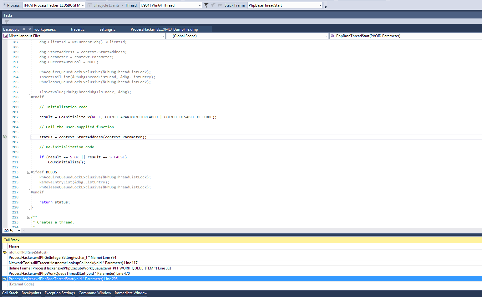 v3.0.7745.3218 Git-73913da5 - exception 0xC0000225 then try traceroute ...