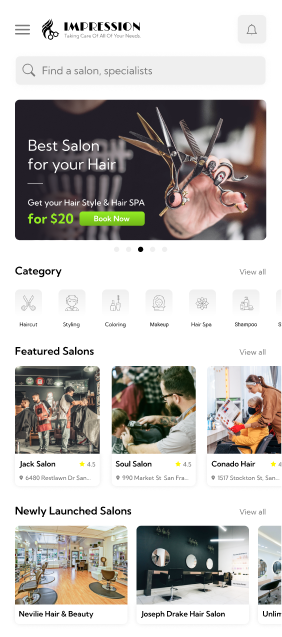 GitHub - ultroneous/Salon-Customer-App: This is an app for finding the ...
