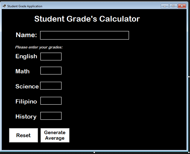 GitHub - KaleidSkylark/StudentGradeApplication