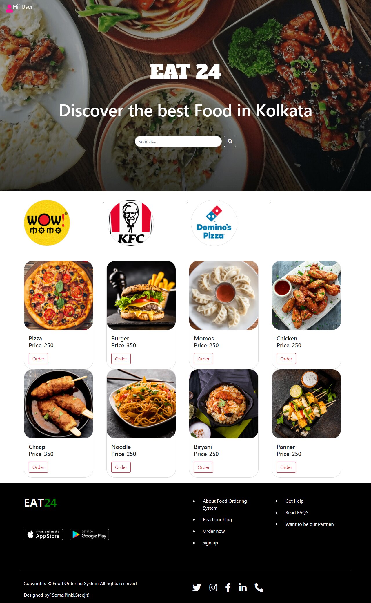 GitHub - SO1ee/Food-ordering-system: Technologies are used HTML ,CSS ...