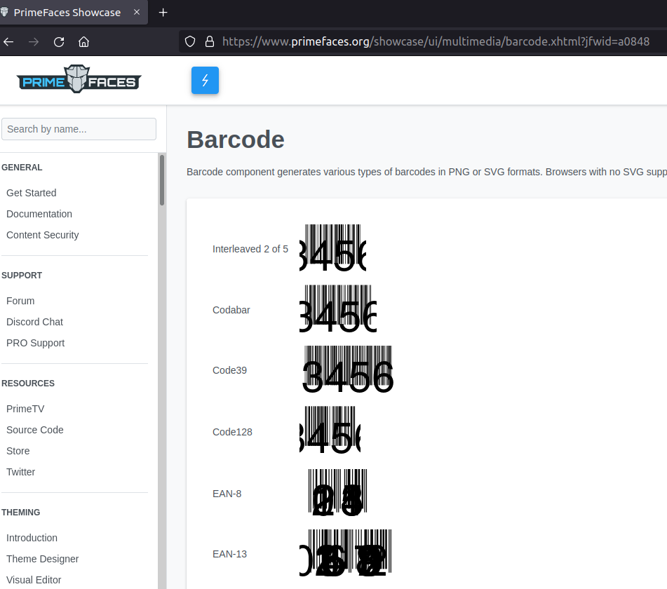 Barcode: SVG not rendered correctly under Firefox · Issue #8603 · primefaces/primefaces · GitHub