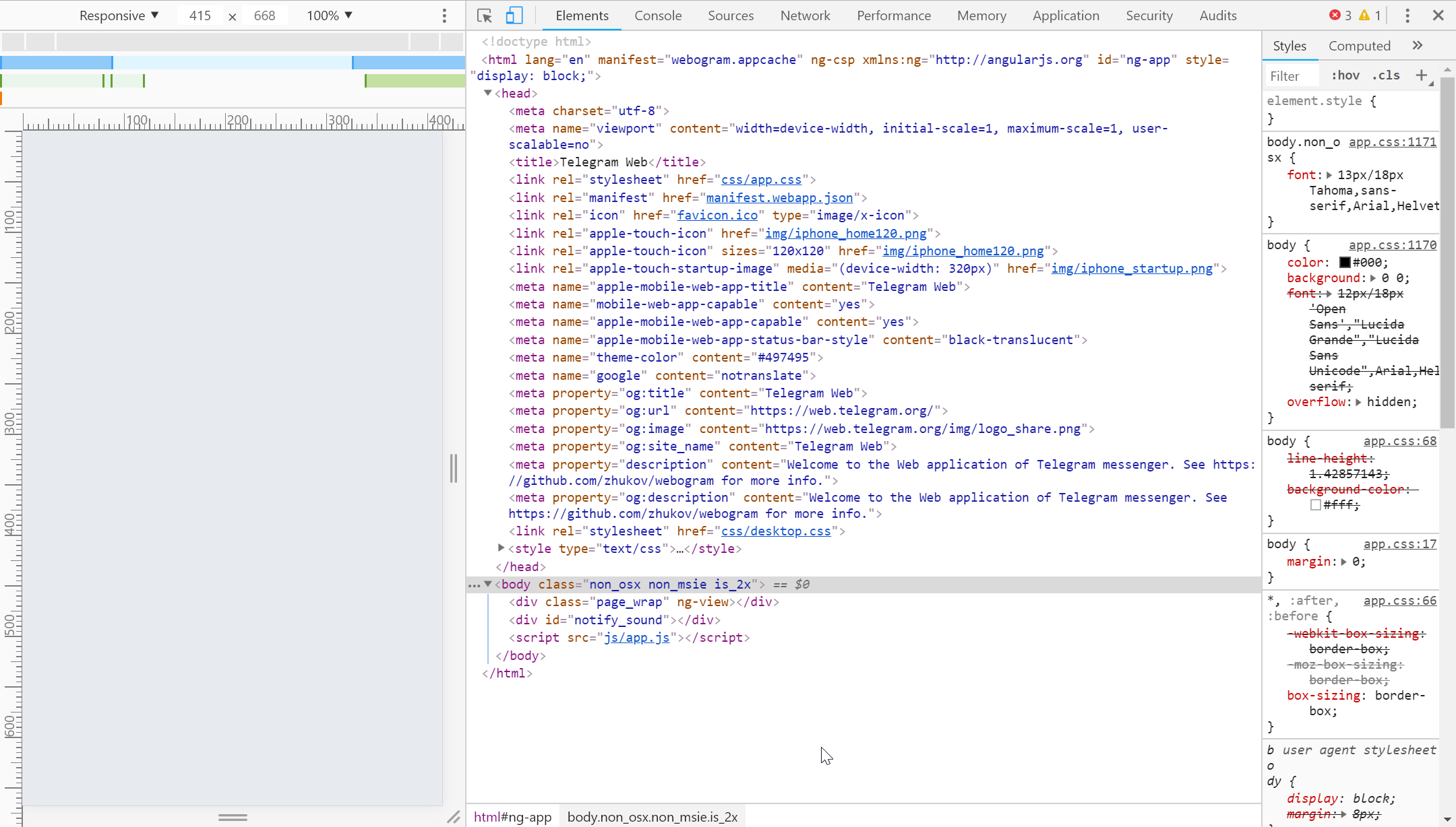 Page not loading on reopen · Issue #1777 · zhukov/webogram · GitHub