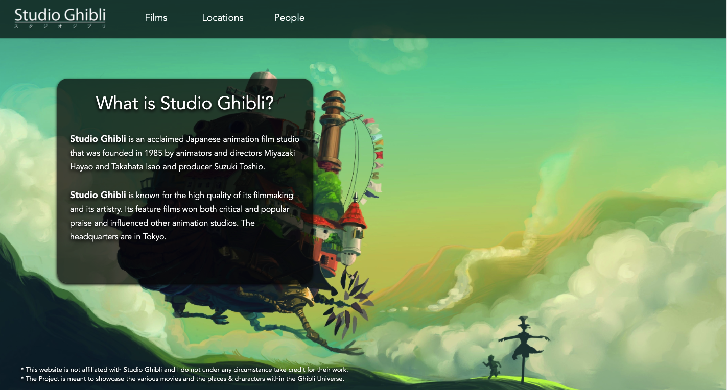 GitHub - RobinXia99/Ghibli-Films