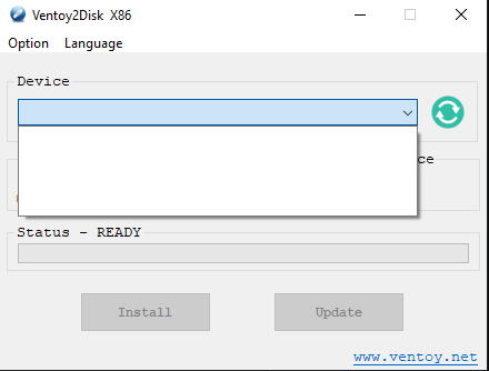 [issue]: Ventoy doesn't see any drives · Issue #1795 · ventoy/Ventoy · GitHub