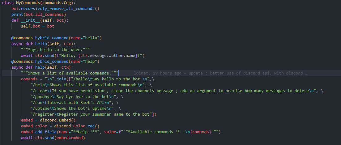 Add Bot Commands To Suggested Commands In My Server · Rapptz Discord Py · Discussion 9149 · Github