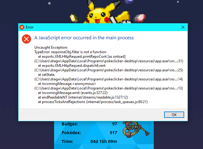A Javascript Error Occured In The Main Process · Issue 97 · Ephenia 