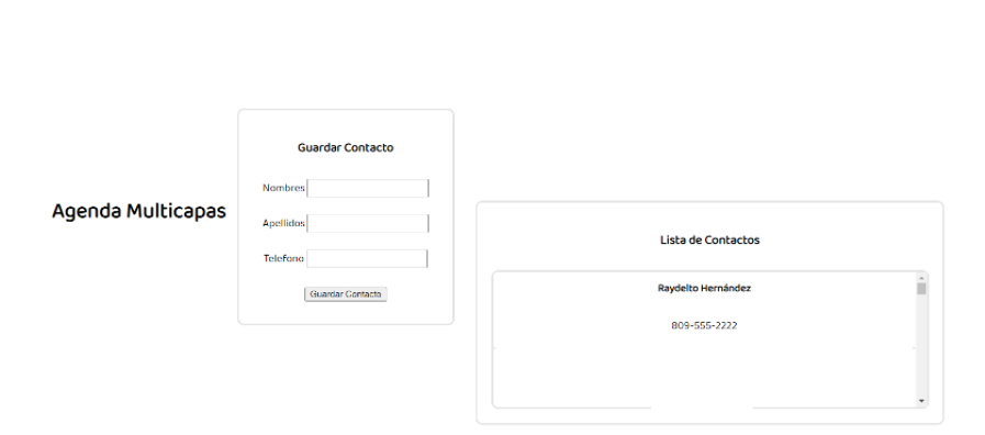 GitHub - RusbelM/agenda-multicapas