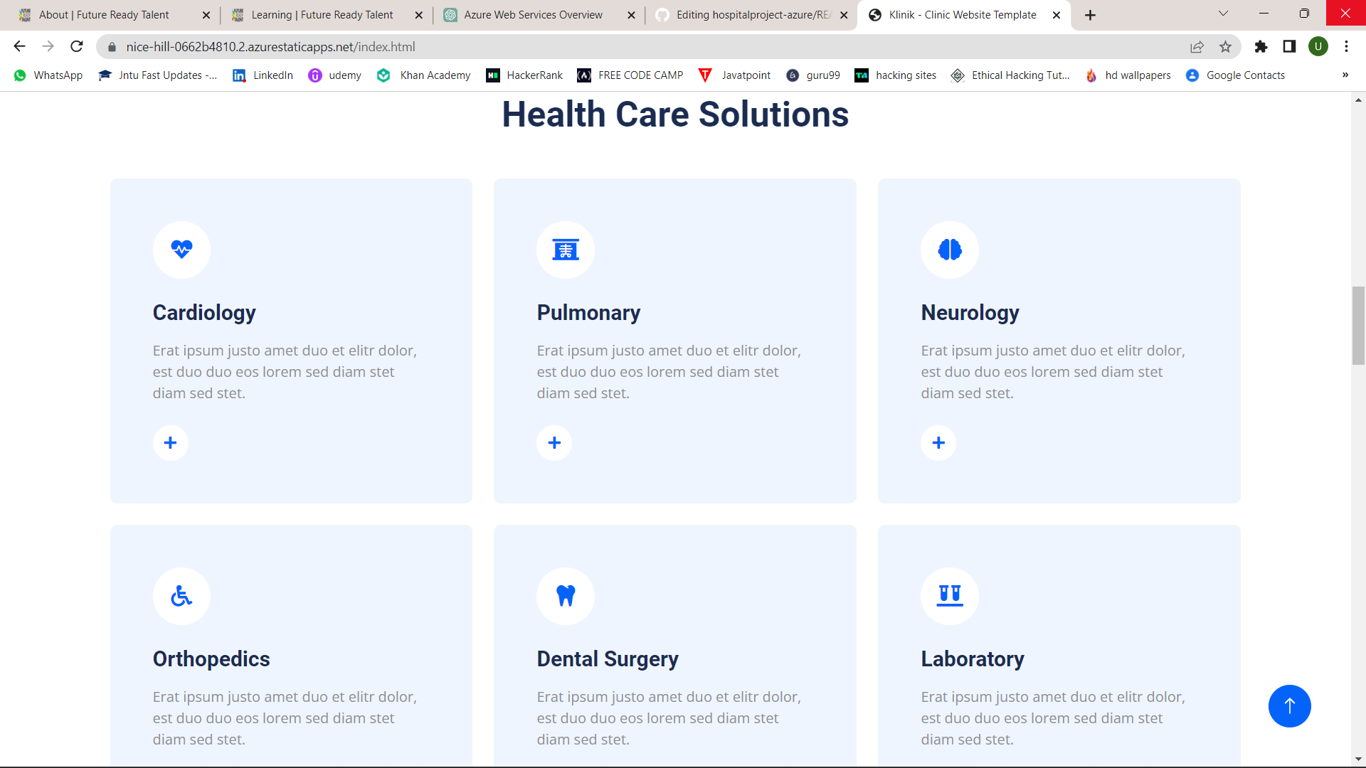 GitHub - bandarutarun1227/project_clinic