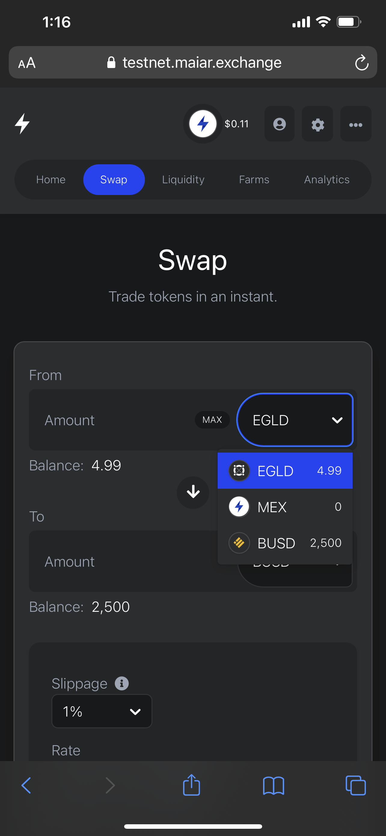 Wrong balances displayed for Exchange and Farm · Issue #192 · multiversx/mx-battleofyields-site ...