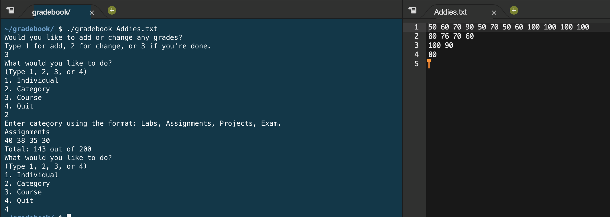 GitHub - Jwoller28/gradebook
