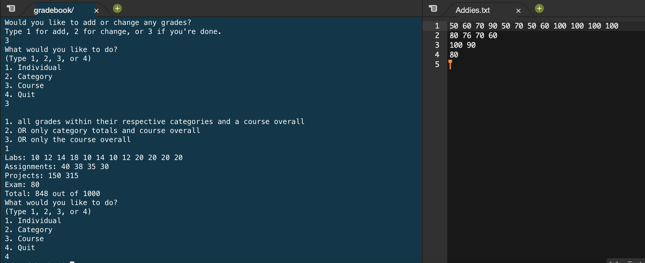 GitHub - Jwoller28/gradebook