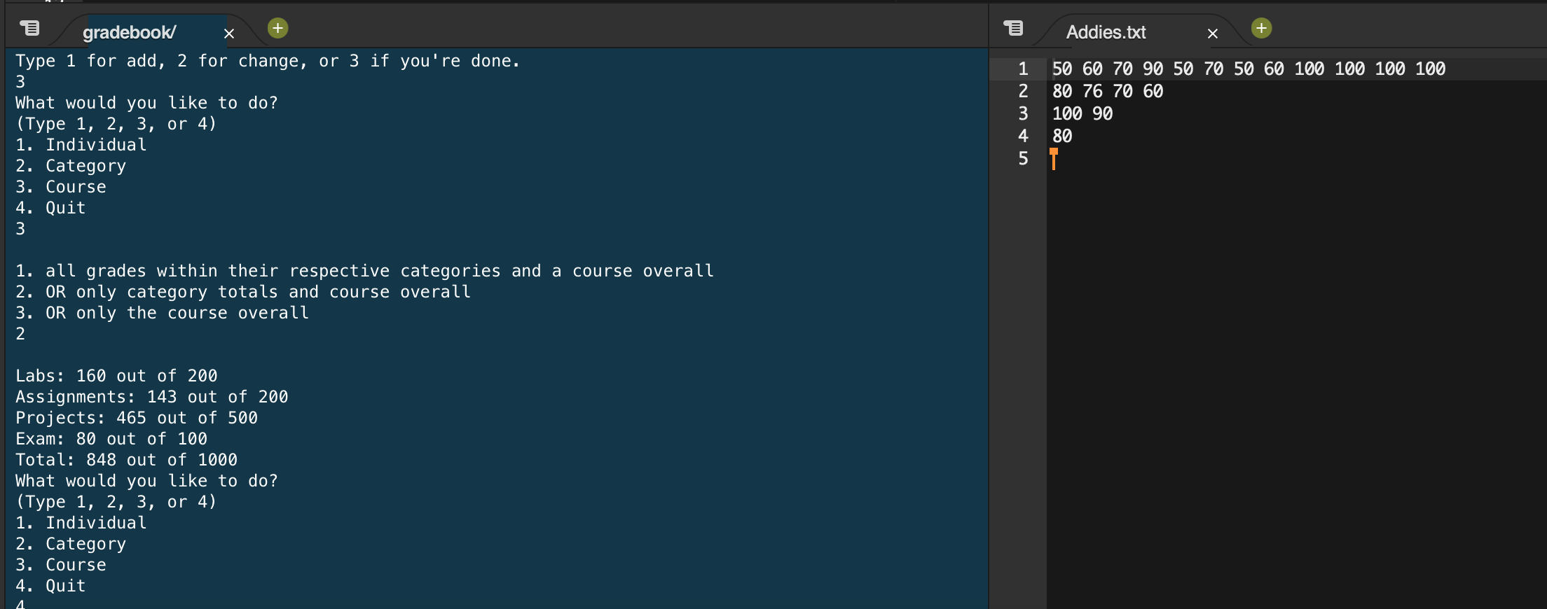 GitHub - Jwoller28/gradebook