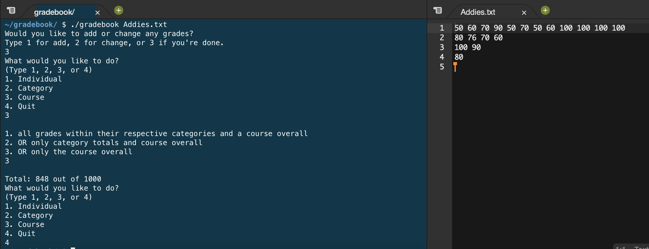 GitHub - Jwoller28/gradebook