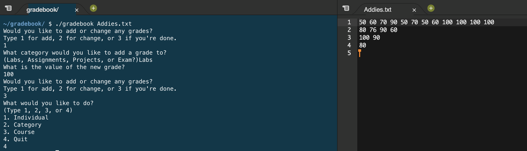 GitHub - Jwoller28/gradebook