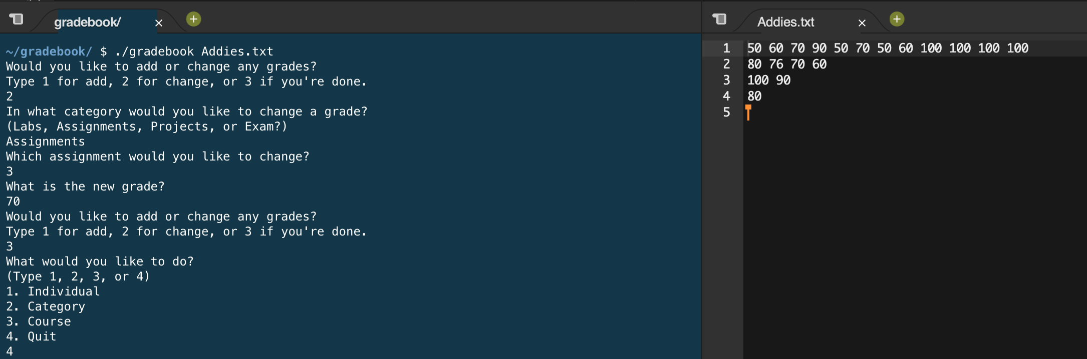 GitHub - Jwoller28/gradebook