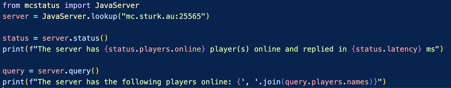 [Errno 57] Socket is not connected · Issue #543 · py-mine/mcstatus · GitHub