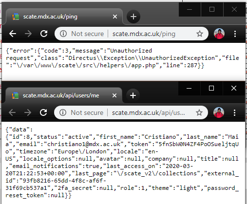Server error page after logging it · Issue #2626 · directus/directus ...