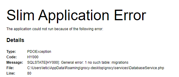 Application error on desktop install · Issue #11 · grocy/grocy-desktop · GitHub