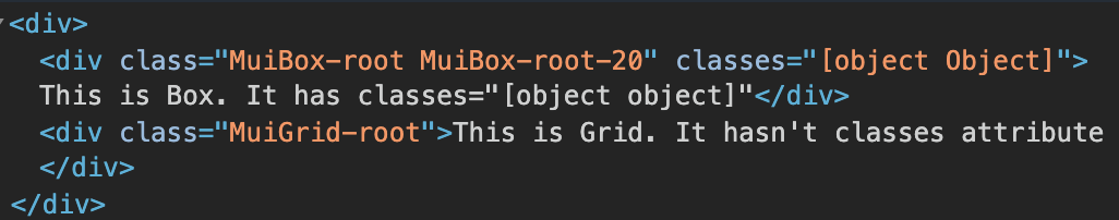Box Using Box With Withstyles Makes Useless Classes Attribute