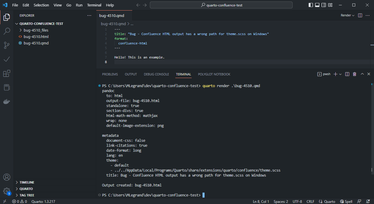 Confluence HTML output has a wrong path for theme.scss on Windows · Issue #4510 · quarto-dev ...