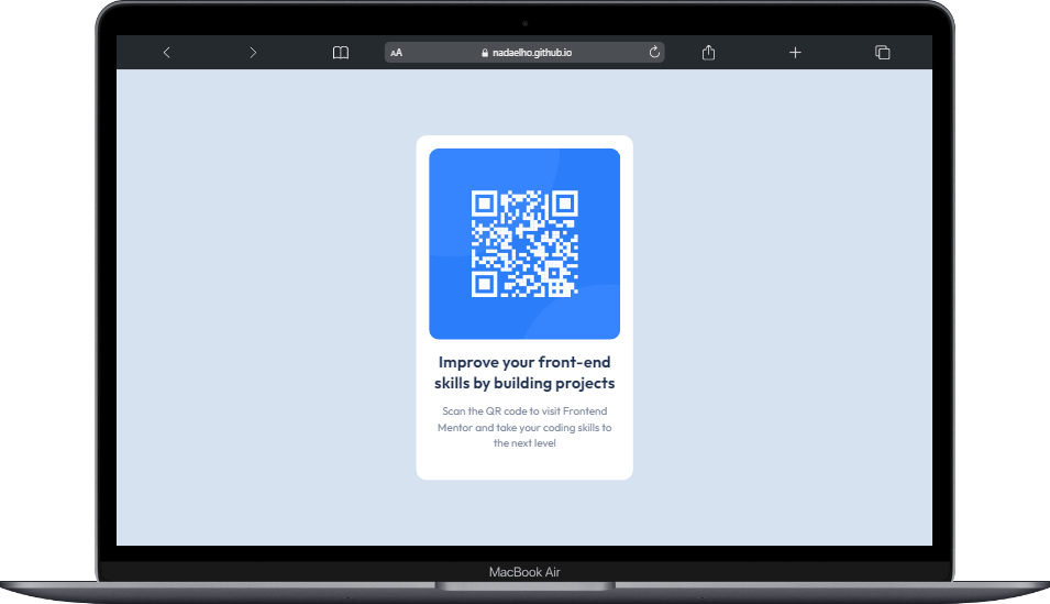 GitHub - NadaElho/QR-code-component GitHub - NadaElho/QR-code-component