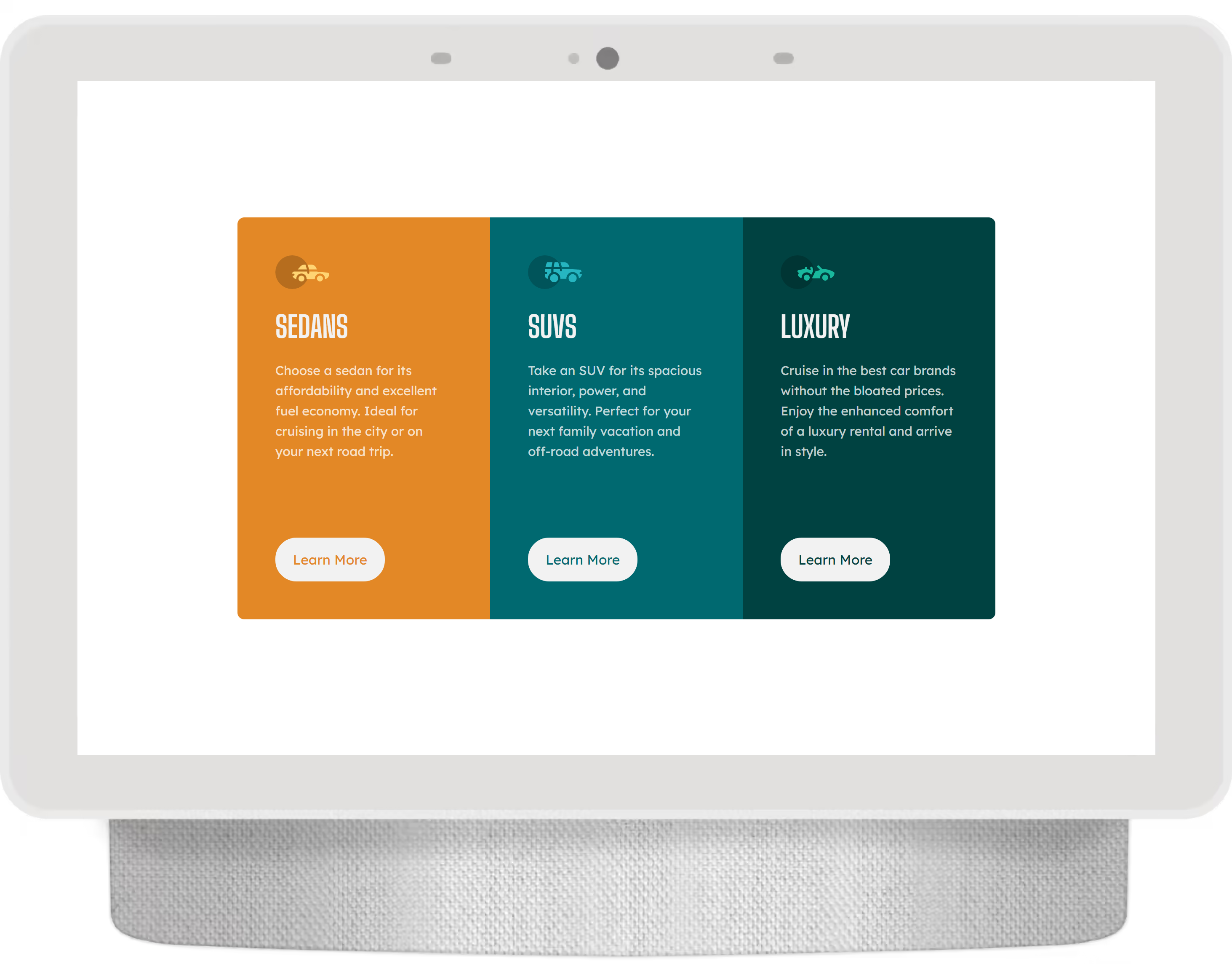 GitHub - NadaElho/3-column-card-component