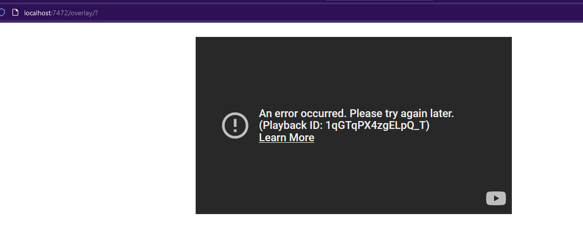 [Bug] Fully qualified youtube video's fail to play when manipulating the overall url. · Issue ...
