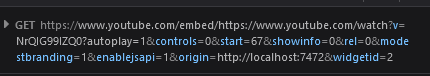 [Bug] Fully qualified youtube video's fail to play when manipulating the overall url. · Issue ...