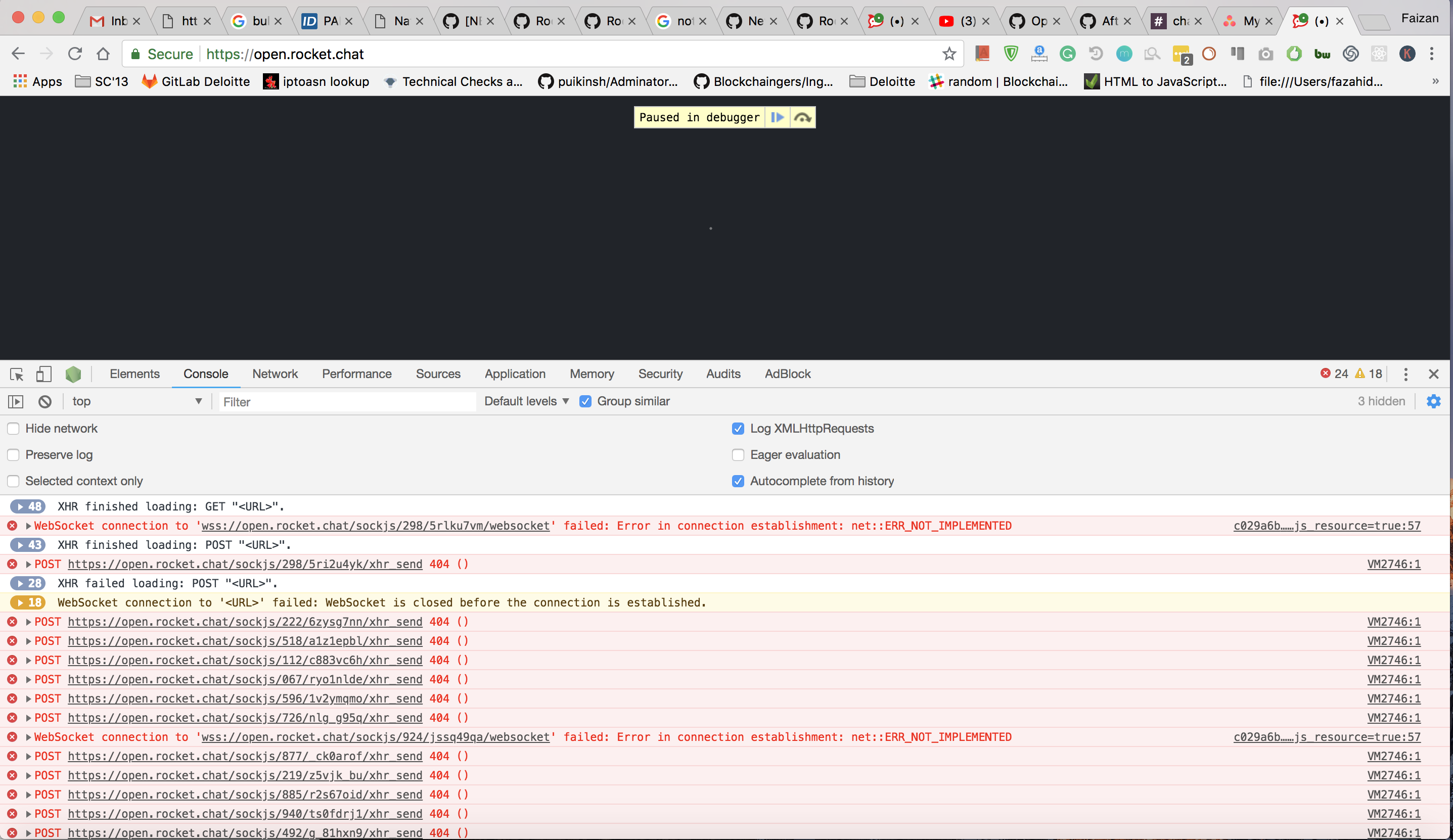RC not working with VPN - Rocket chat blank page comes - Does not work ...