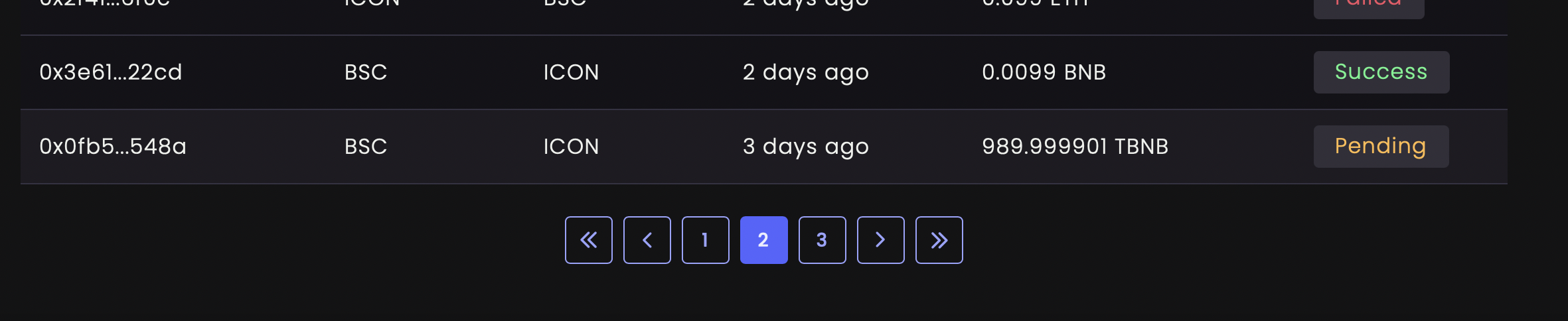 Can't go to first page of transactions history · Issue #661 · icon-project/Nexus · GitHub