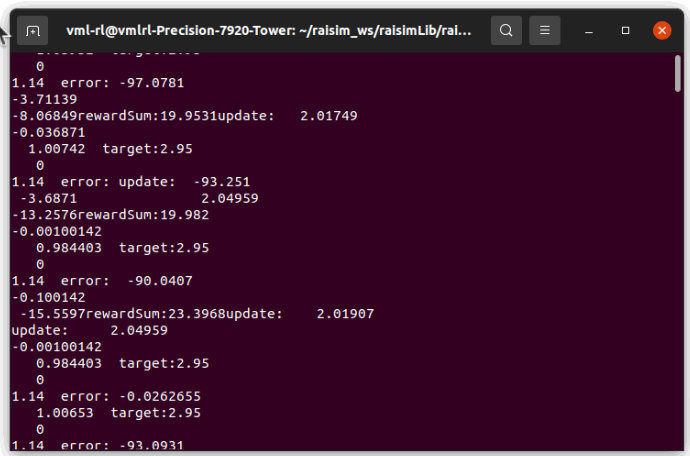 How to add new rewards in RAISIM · Issue #192 · raisimTech/raisimLib ...