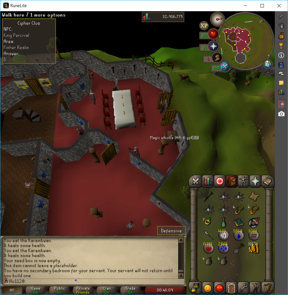 King Percival Fisher Realm hard clue weird behavior · Issue #2457 · runelite/runelite · GitHub