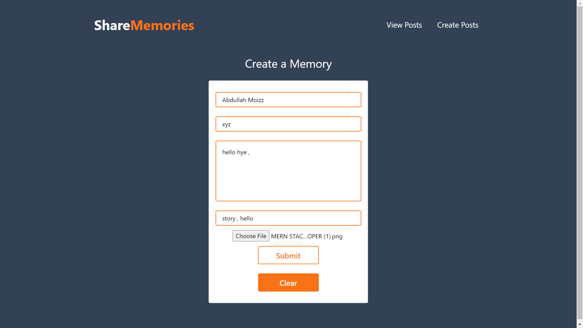 Github Abdullah Moiz Memories Application Node Js React Js Redux Mongodb Tailwindcss