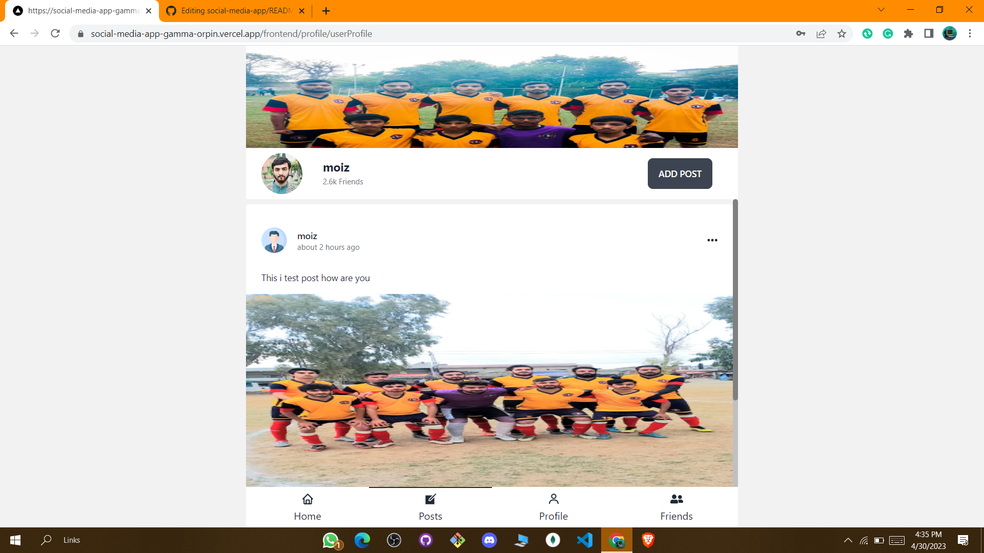 GitHub - Abdullah-moiz/social-media-app: Social Media App USing NEXT JS , mongoDB , Tailwind css ...