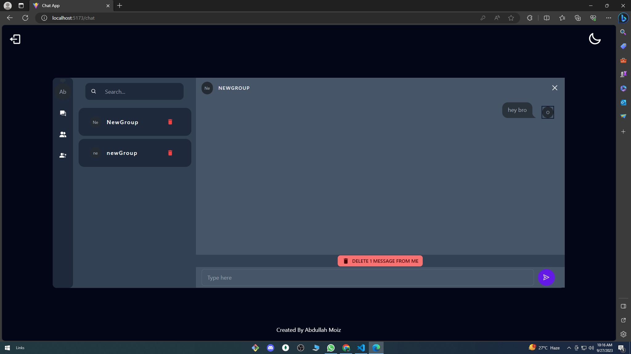 GitHub - Abdullah-moiz/mern-chat-app: A Chat Applicattion Help you communicate with each other ...