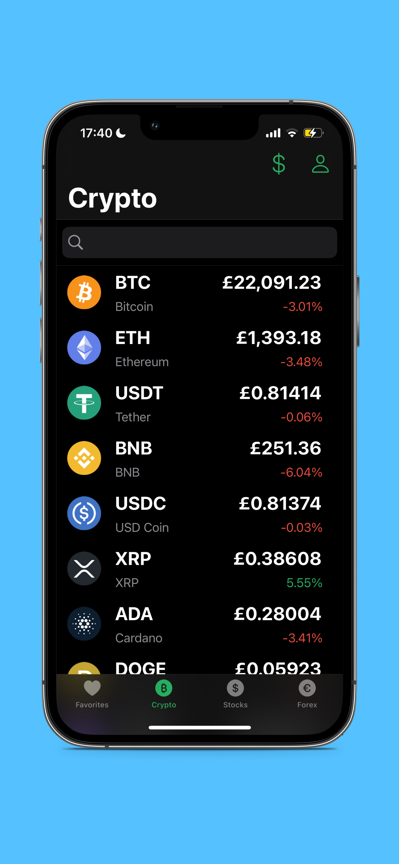 GitHub - petarilievCS/Crypto-Tracker: iOS application that lets the ...