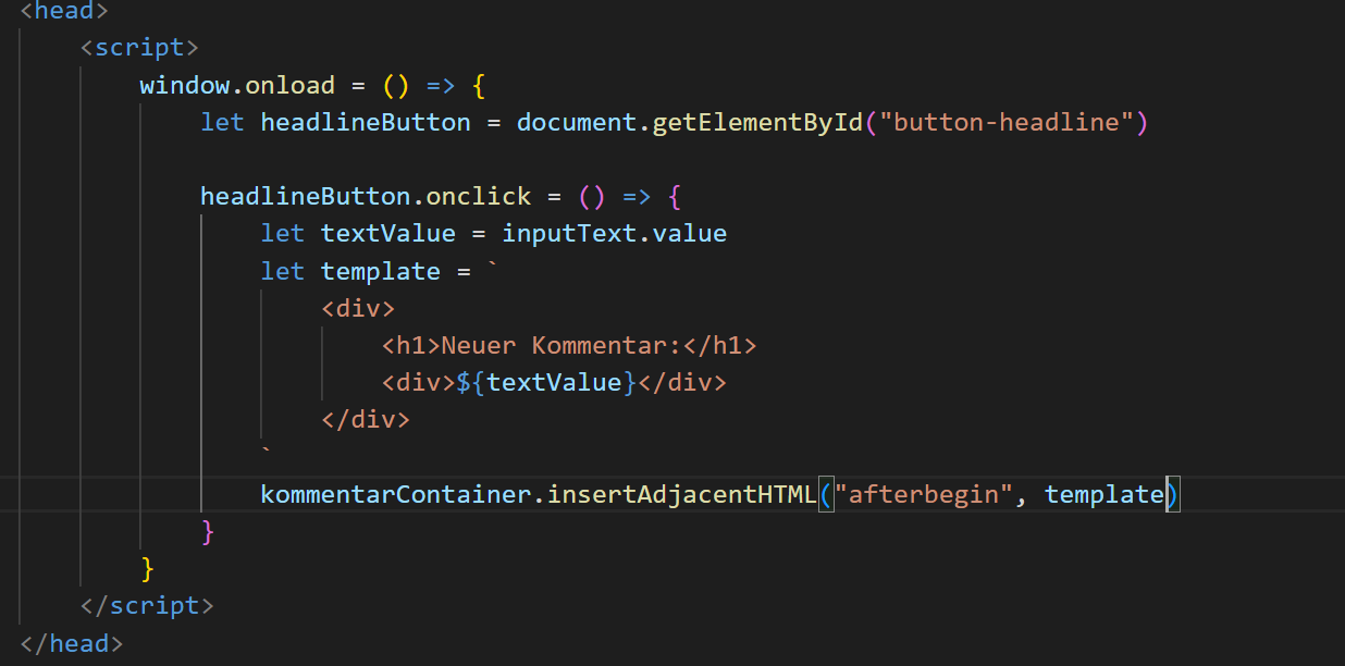 No highlighting when inline html script · Issue #4 · julienetie/vscode-template-literals · GitHub