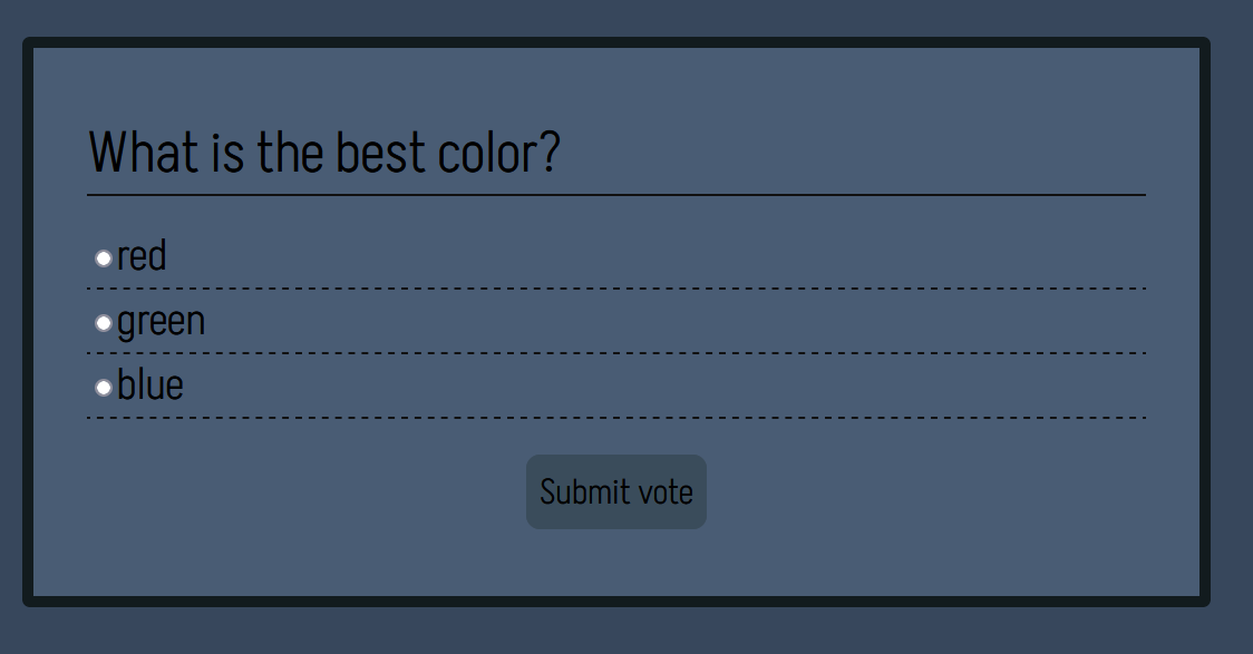 GitHub - tadeastondl/Simple-Poll: with this website you can create ...